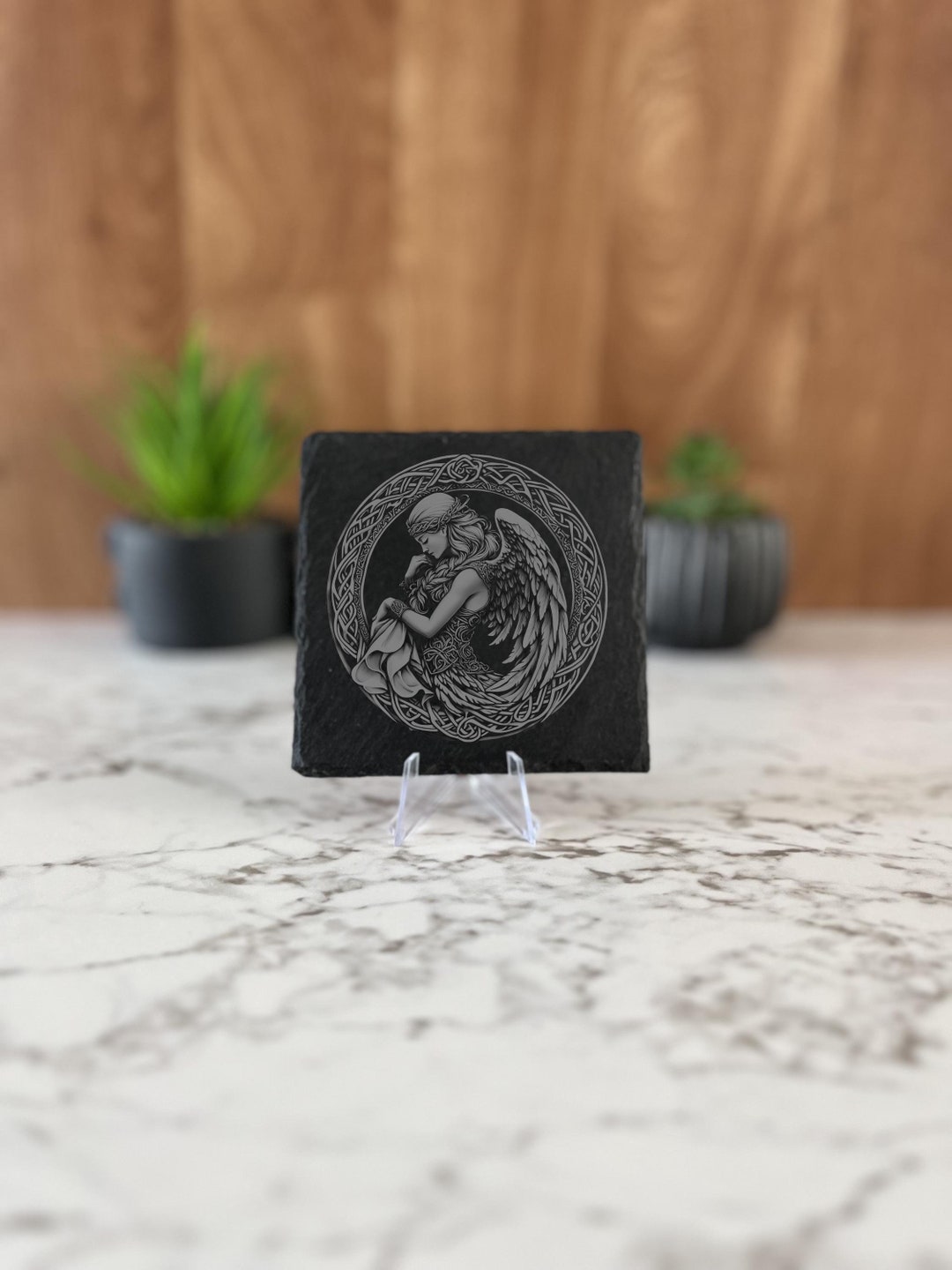 Fantasy Coasters Gift Set Celtic Knotwork Angels Angelic Beautiful ...