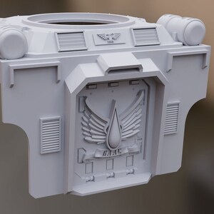 Gladiator Space Marine Tank Turret Conversion Kit Bloody Angels Theme ...
