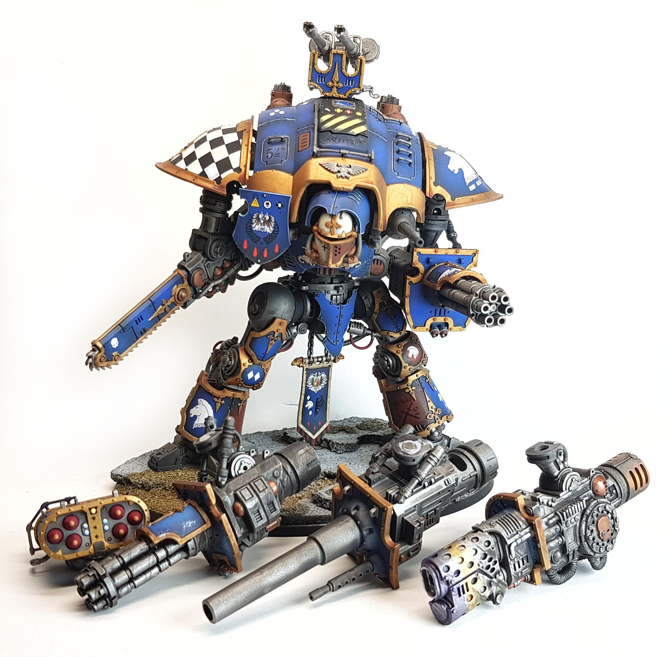 Warhammer 40K Imperial Knight, Interchangeable Magnetic Weapons and ...