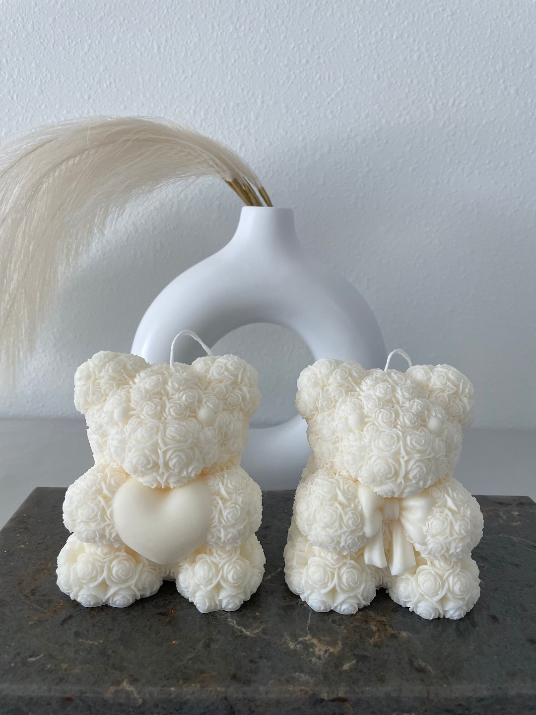 Rose Teddy Bear Aesthetic Candle - Etsy
