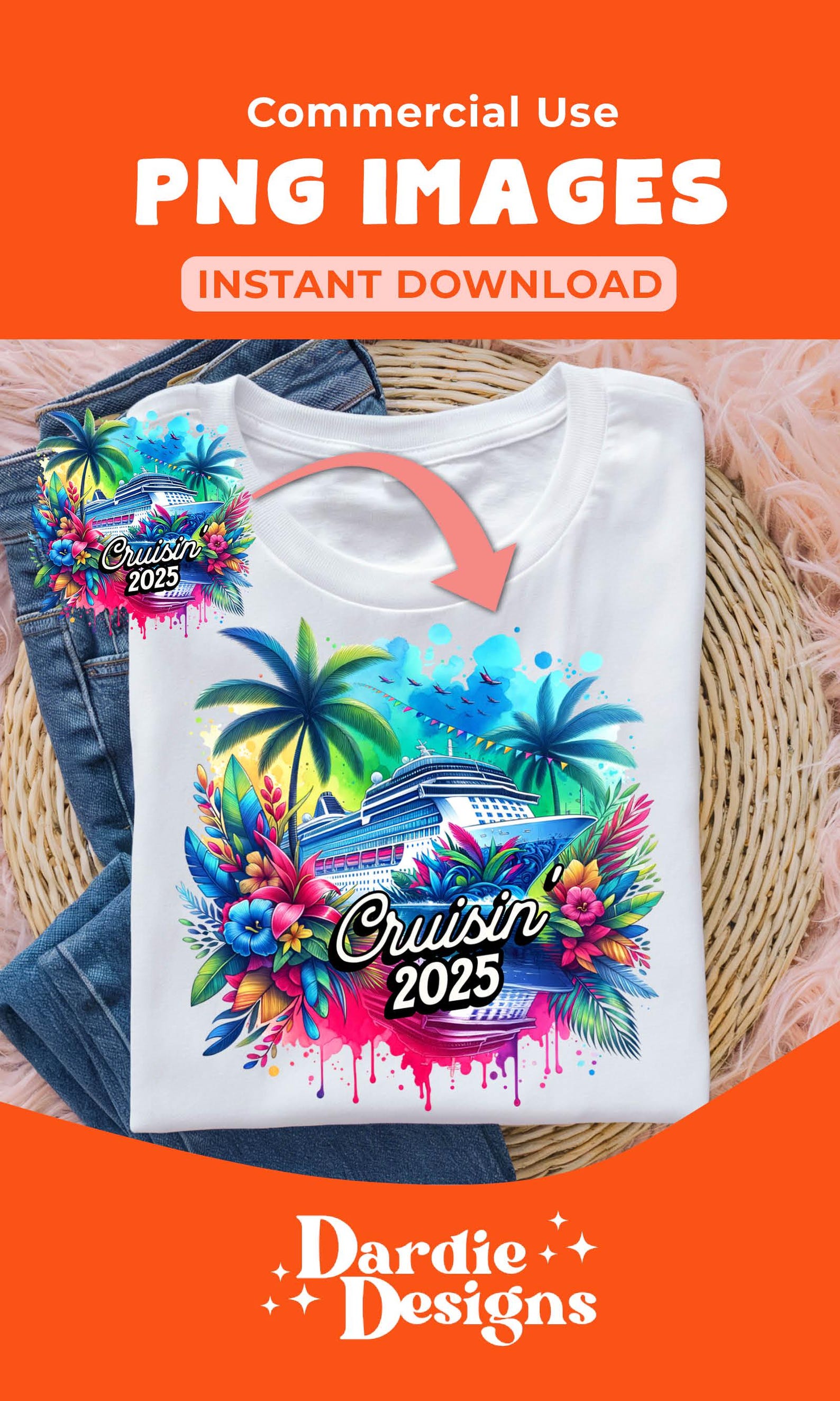 Cruisin' 2025 PNG Cruise Ship PNG Cruising Png Cruise Vacation Shirt ...