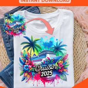 Cruisin' 2025 PNG Cruise Ship PNG Cruising Png Cruise Vacation Shirt ...