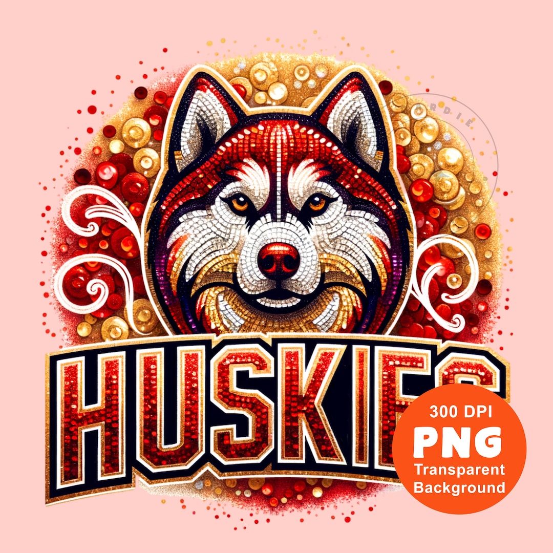 Huskies PNG Bling Husky Mascot Png Sport Png Football Baseball ...