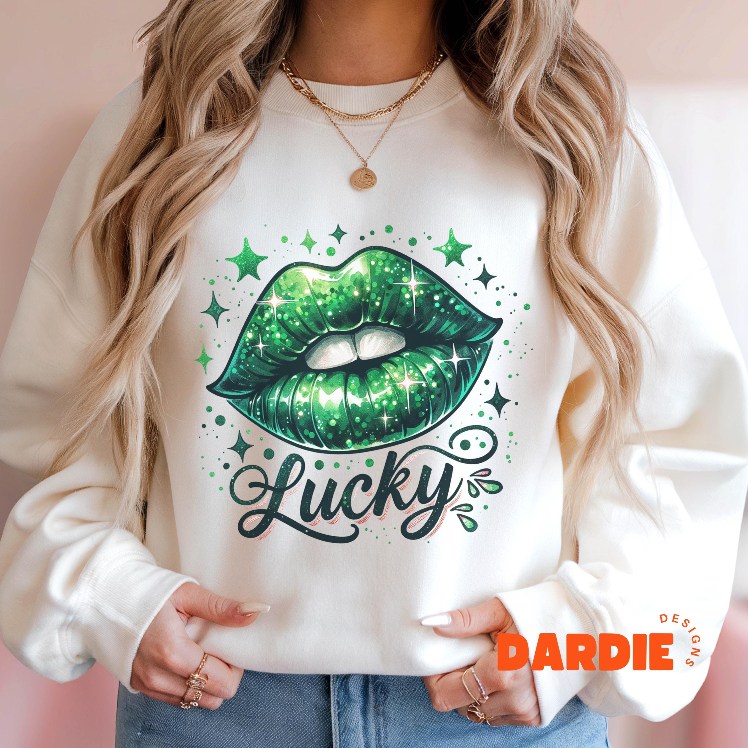 Lucky PNG St Pattys Png Glitter Sequins St Patrick's Day Bling Shirt ...