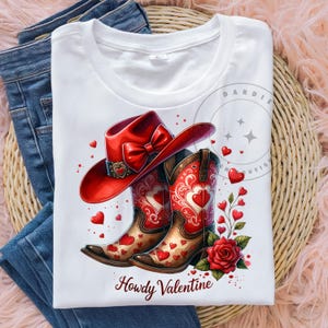 Howdy Valentine PNG Cowgirl Valentine Png Country Western Valentine Png ...