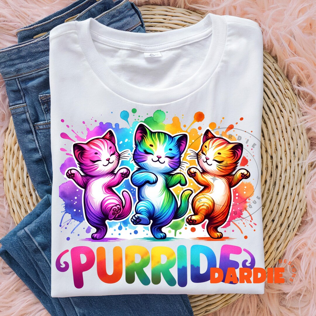 Pride PNG Purride PNG Rainbow Pride Month LGBTQ Funny Cats Lesbian ...