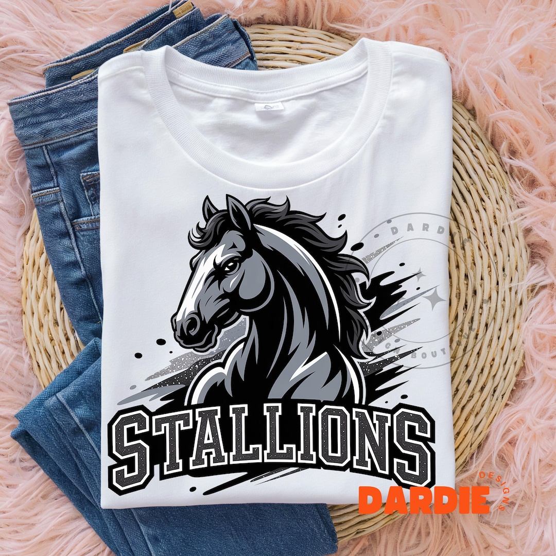 Stallions Mascot PNG Horse School Spirit Football Basketball Baseball ...