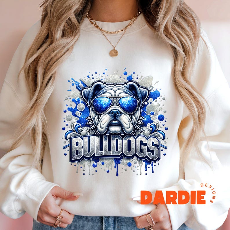 Bulldogs PNG Mascot Png Bulldogs Png Bling Glitter Bulldog School ...
