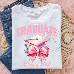 Pink Graduate Class of 2025 PNG Senior Png High School Graduation 2025 ...