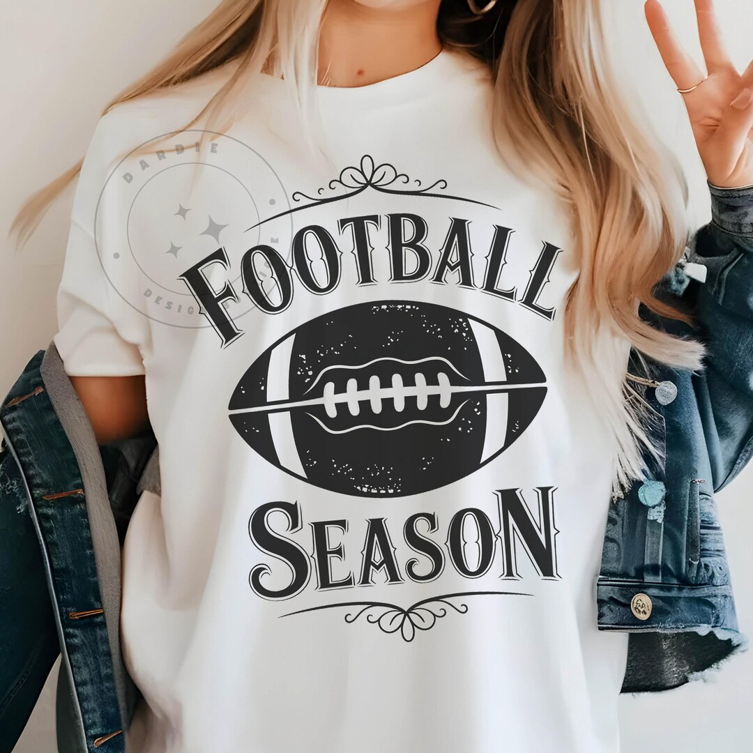 Football Season PNG Vintage Sports Football Design Digital Sublimation ...
