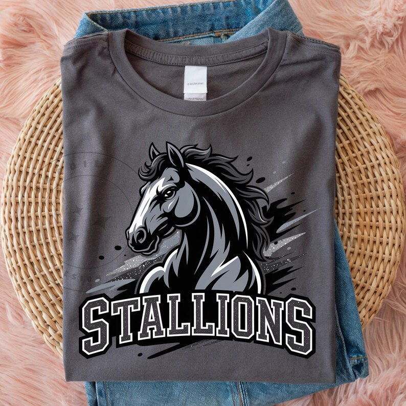 Stallions Mascot PNG Horse School Spirit Football Basketball Baseball ...