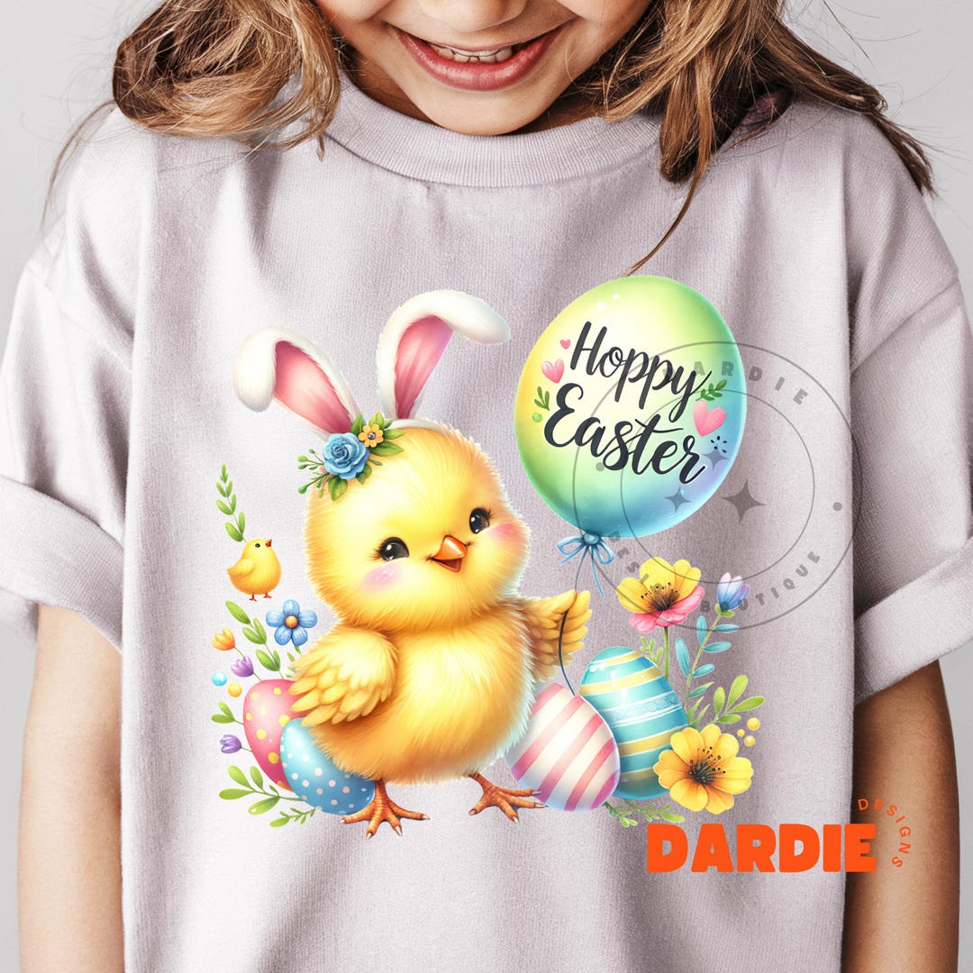 Cute Easter Chick PNG Hoppy Easter, Bunny Ears Png, Spring Png ...