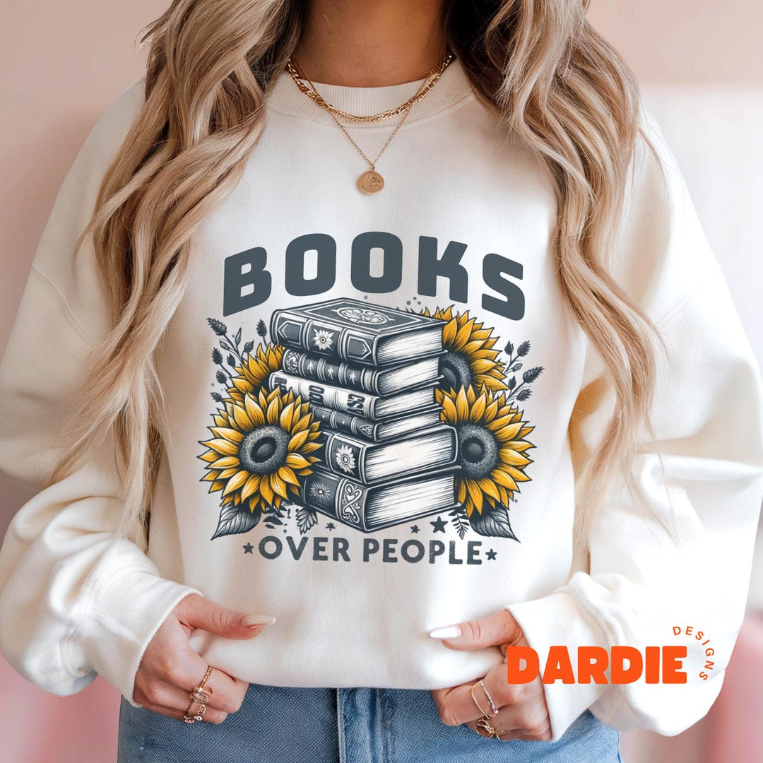I Like Books More Than People PNG, Book Png, Reading Png, Digital ...