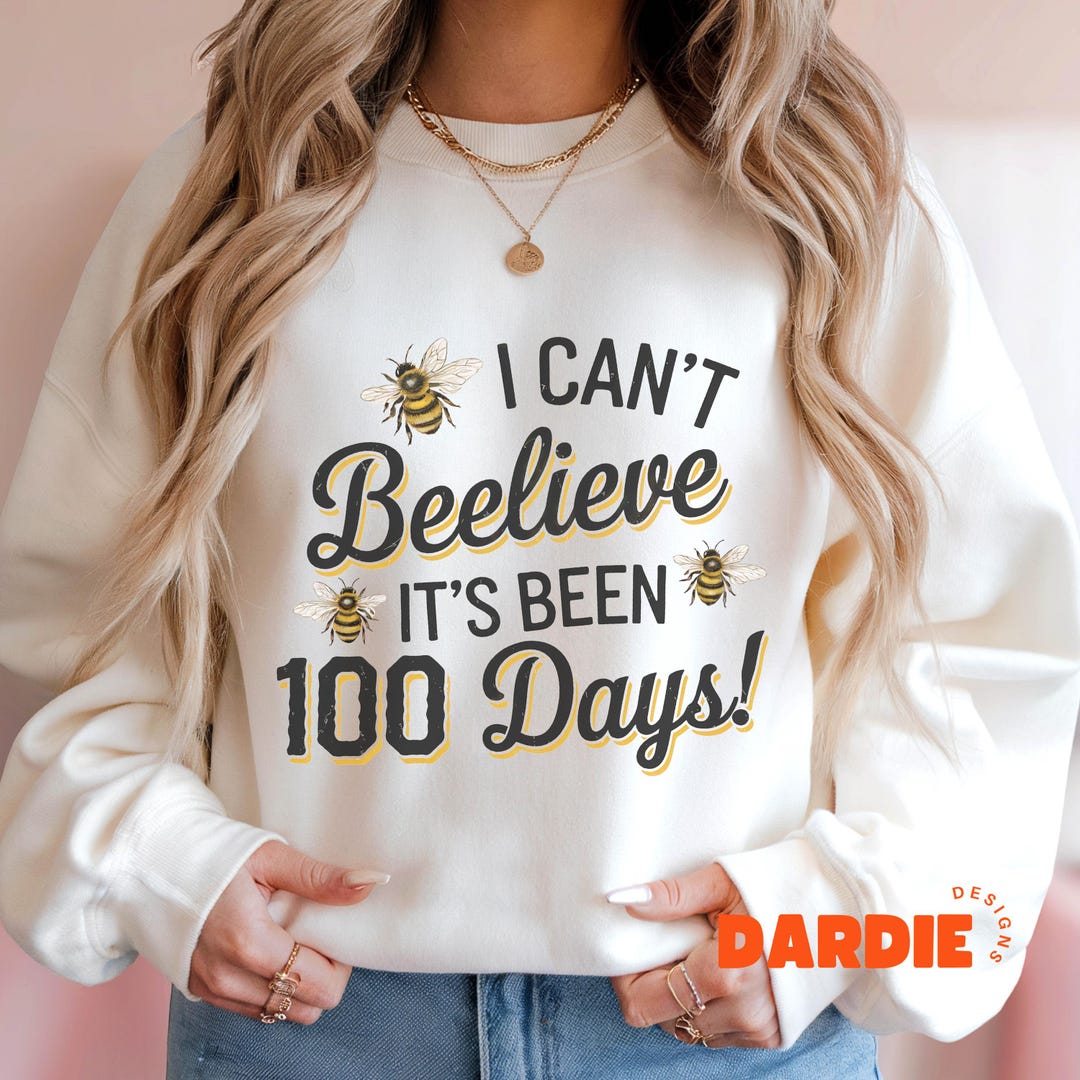 Bee 100 Days of School PNG Bee Png Happy 100 Days of School Png Shirt ...