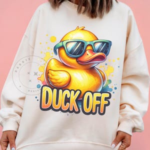 Duck off PNG Funny Adult Png Sarcastic Duck Png Snarky Retro Attitude ...