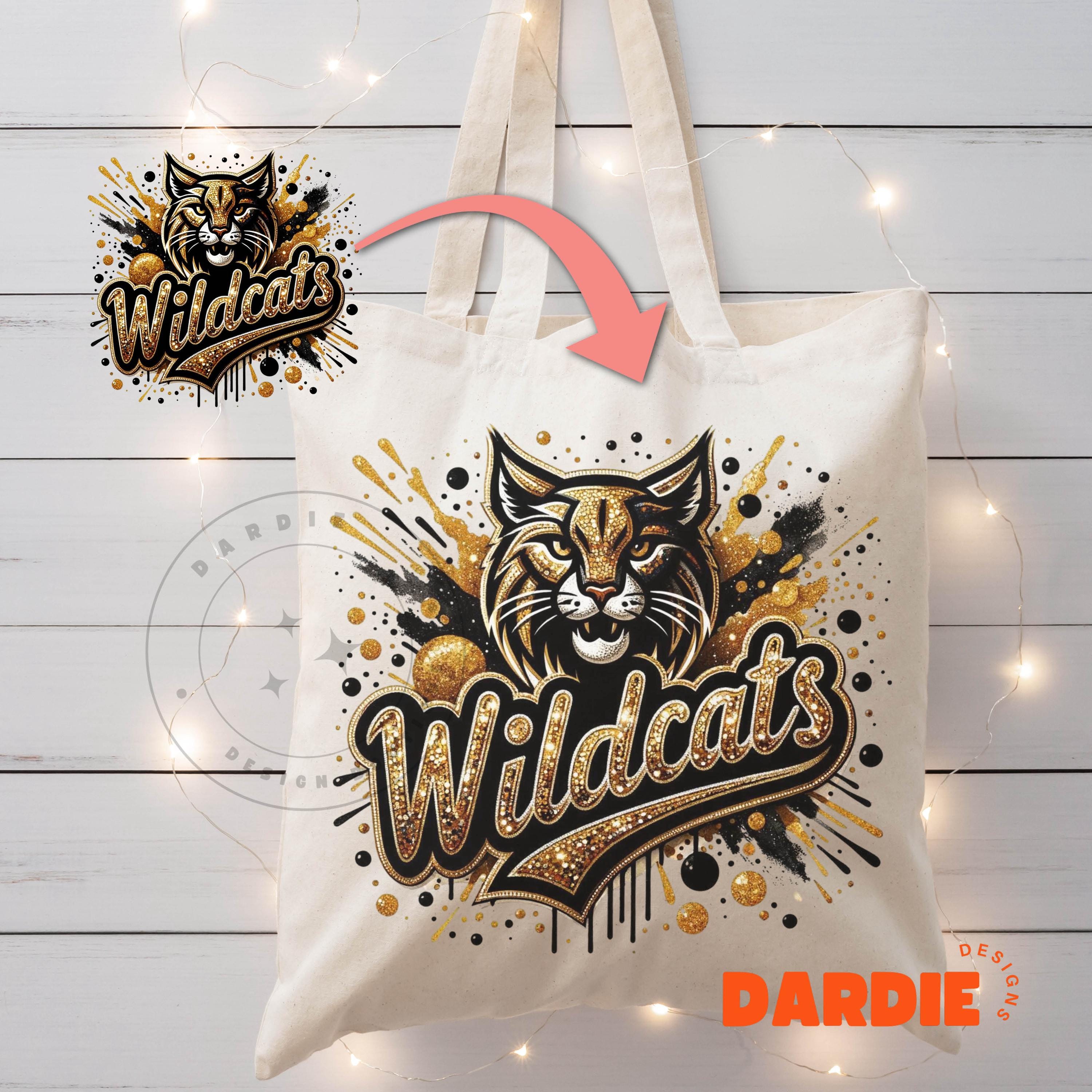 Black Gold Wildcats PNG Wildcat Mascot Png Sport Png Football Baseball ...