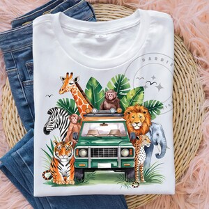 Safari Animals PNG Lion Zebra Giraffe Jungle Zoo Animals PNG ...