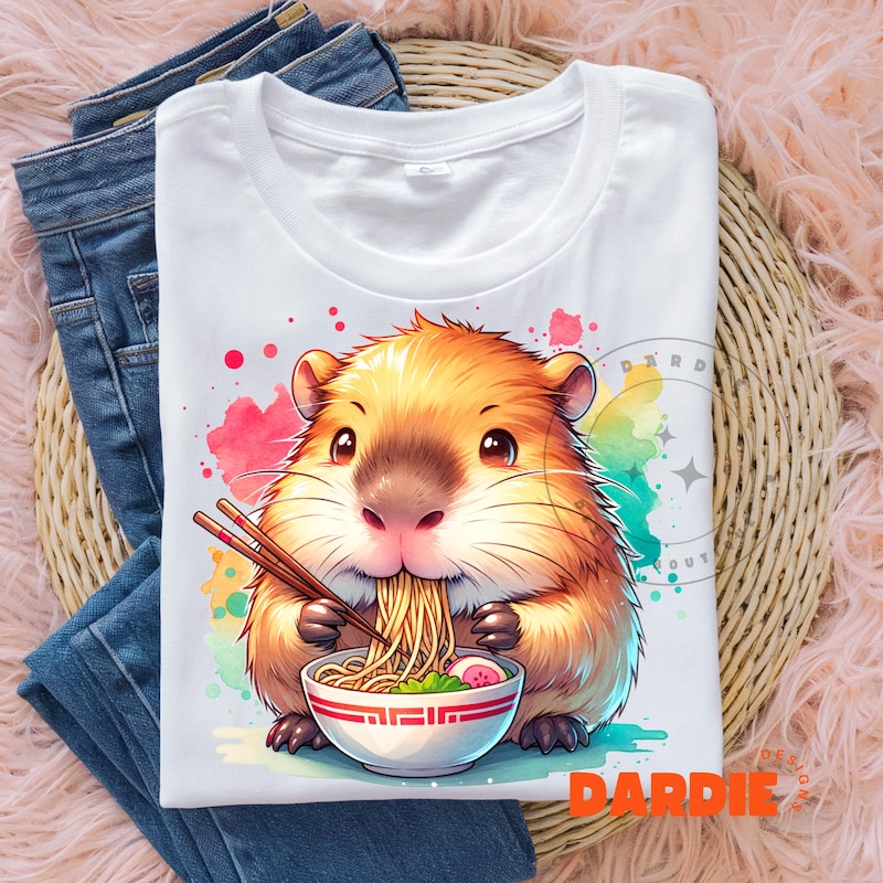 Cute Chibi Capybara - Etsy