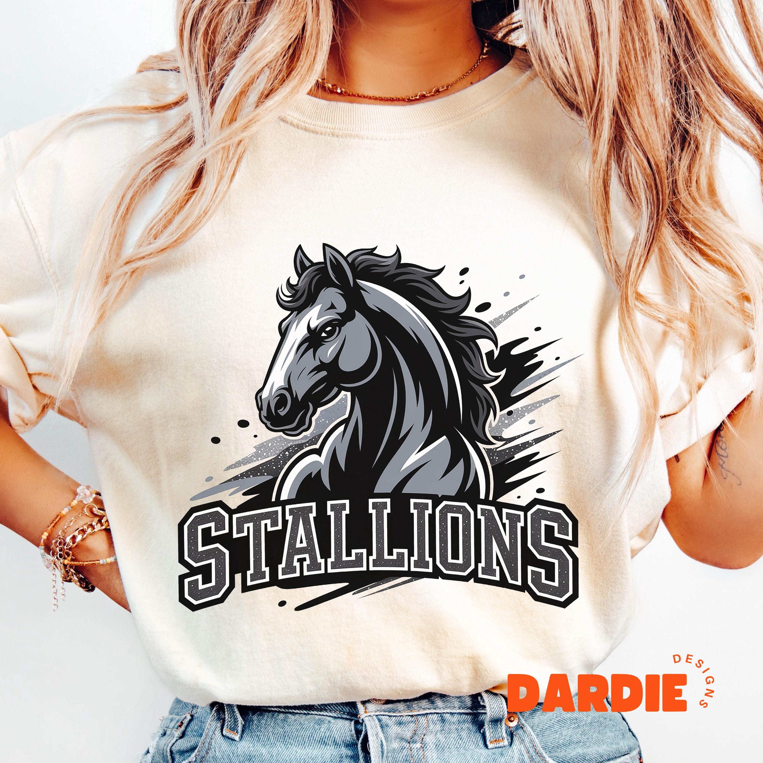 Stallions Mascot PNG Horse School Spirit Football Basketball Baseball ...