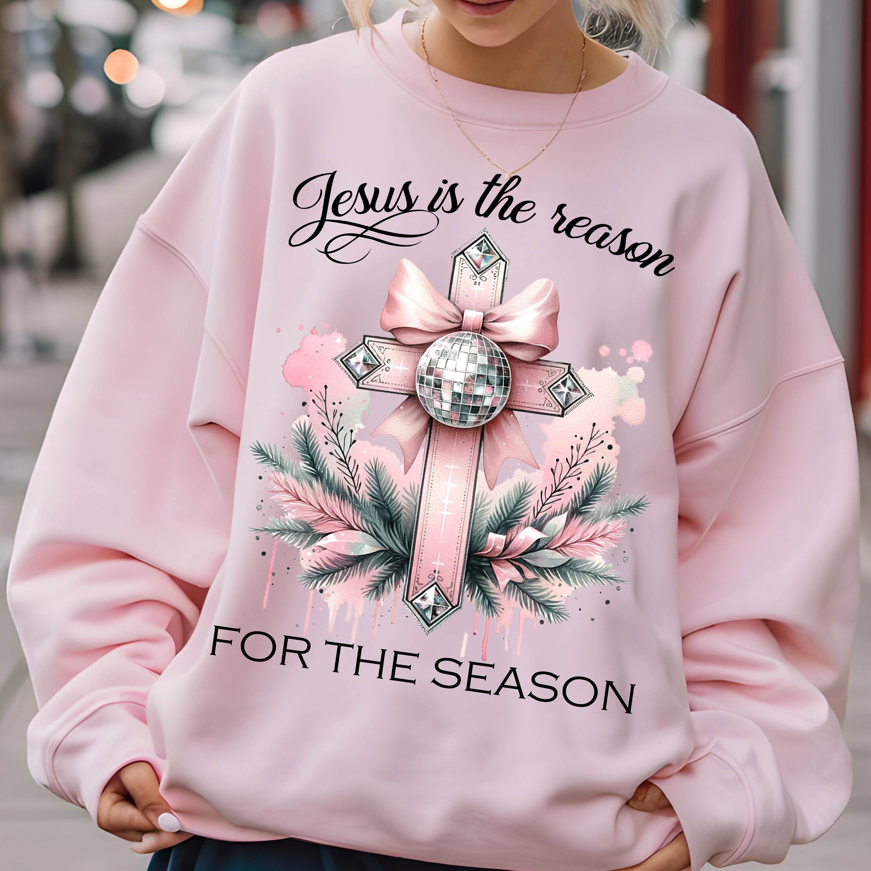 Pretty Coquette Cross PNG Jesus Png Religious Christian Christmas Png ...