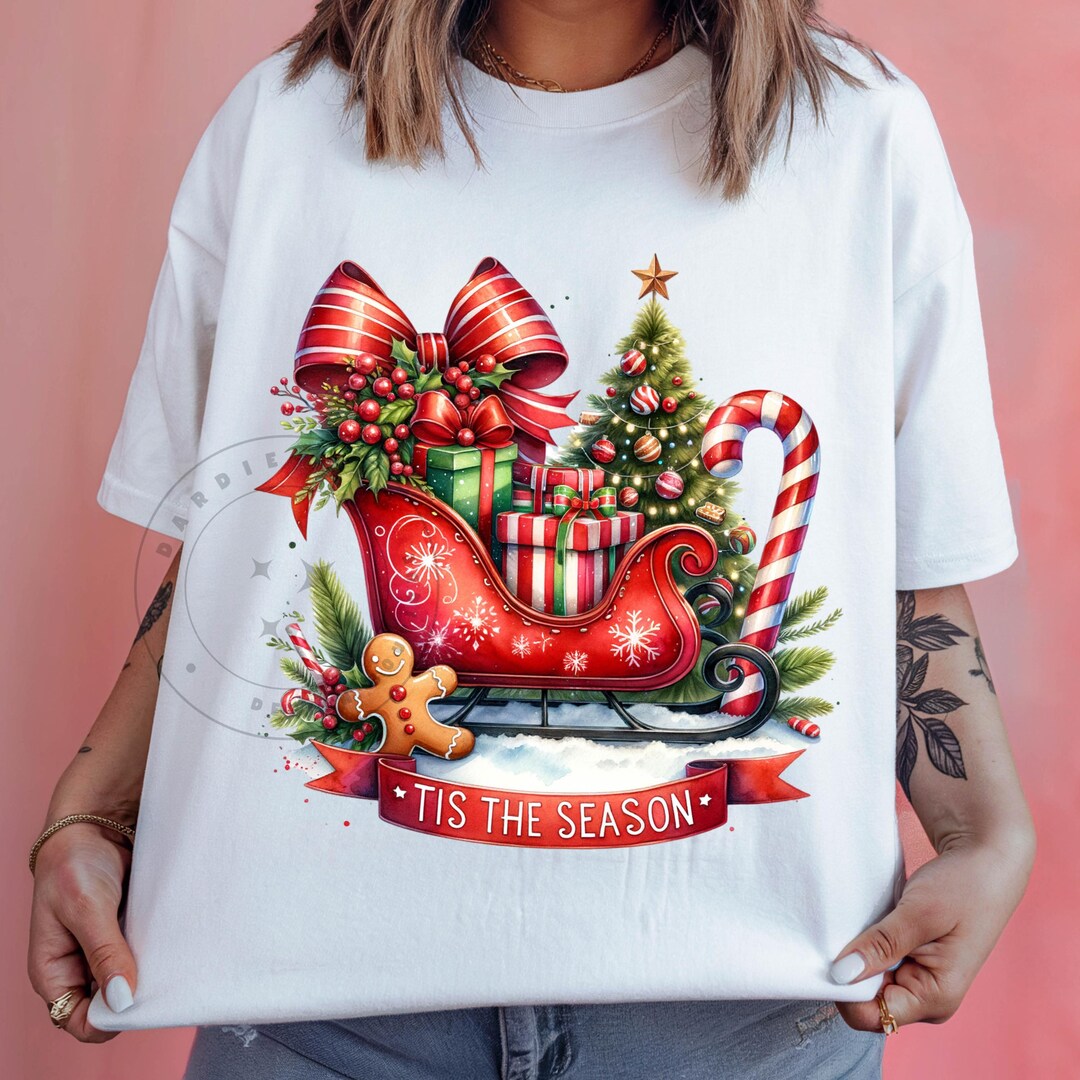 Tis the Season PNG Santa's Sleig Png Christmas Season Png Christmas Png ...