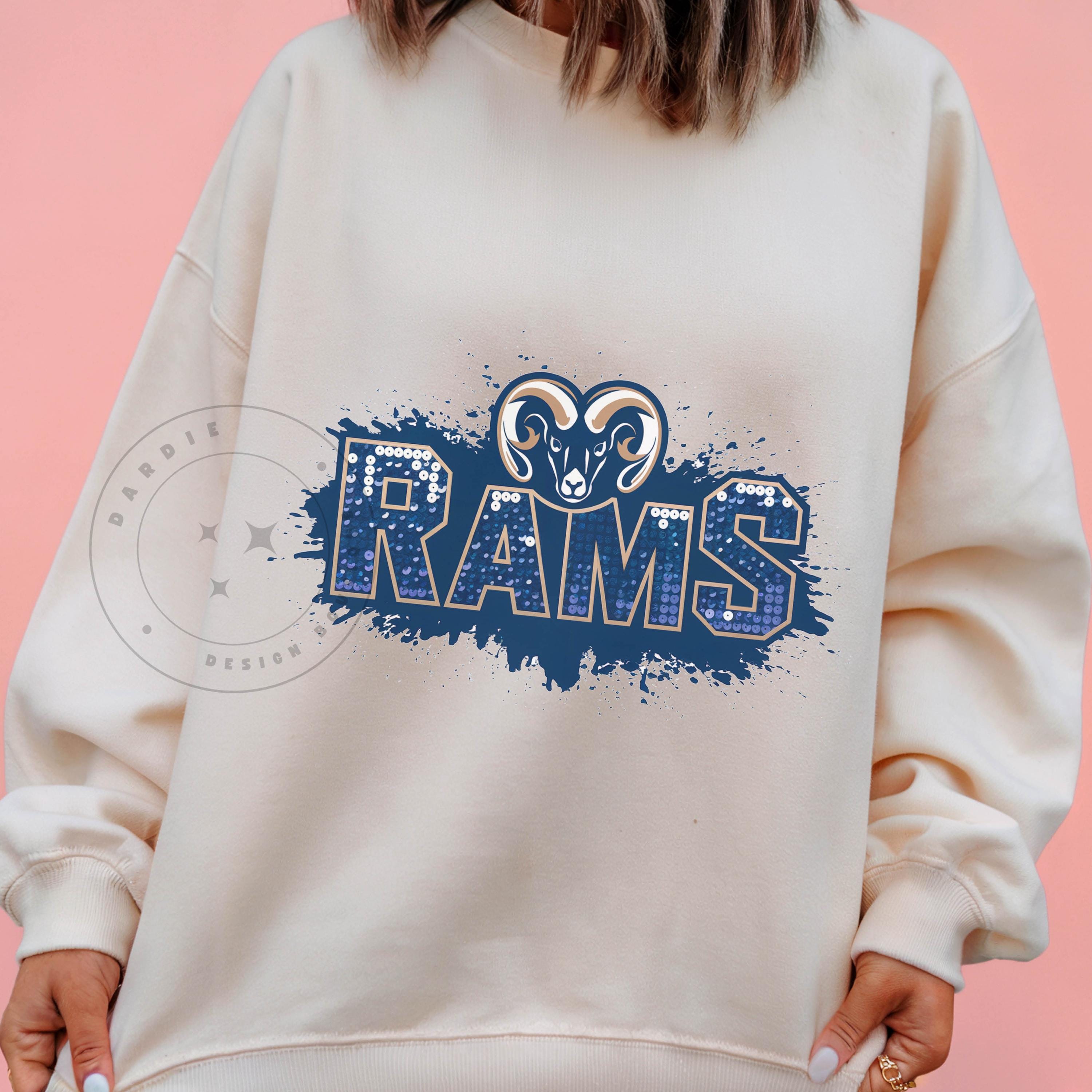 Rams PNG Mascot Png Blue Glitter Png Game Day Png Sport Png Football ...