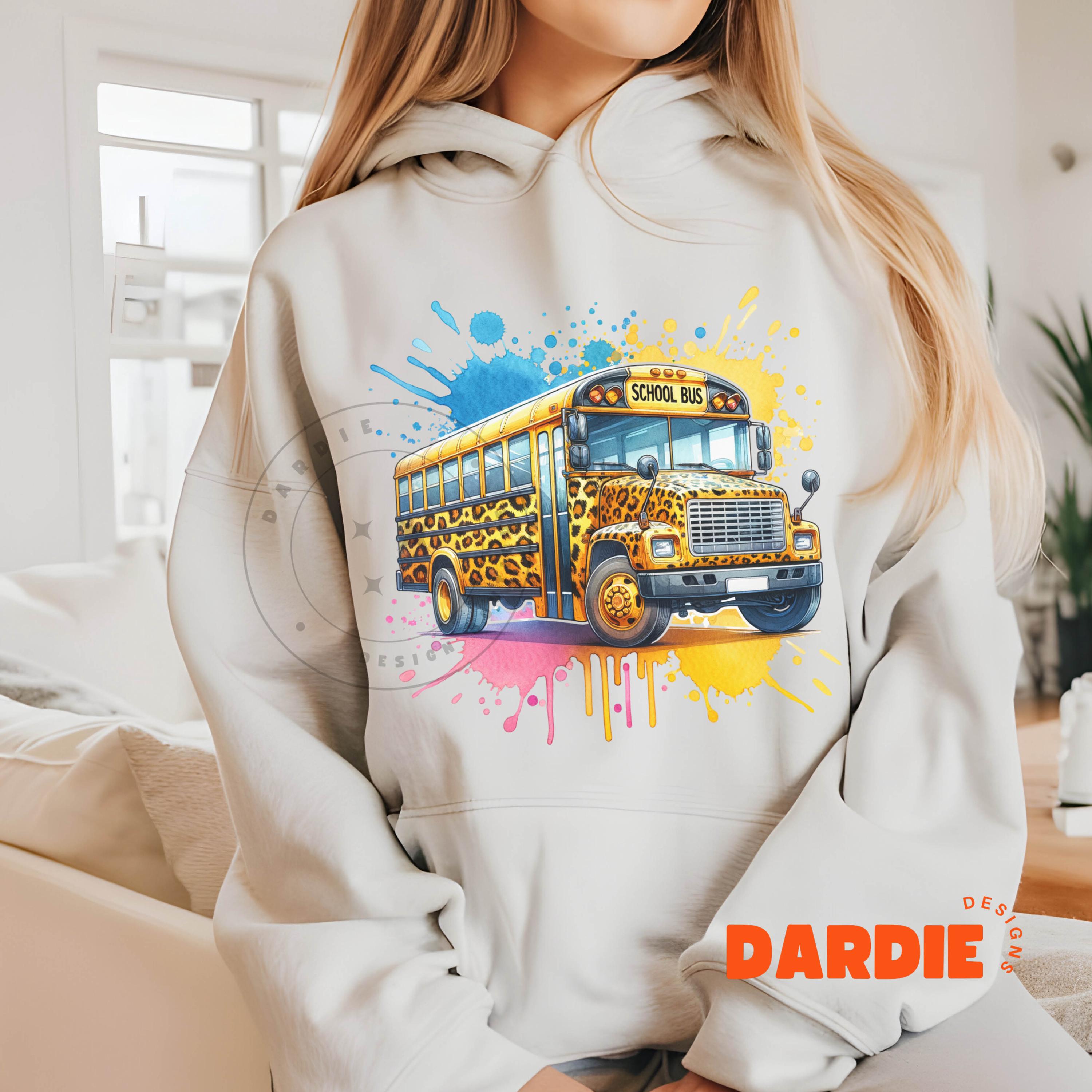 Bus Driver PNG School Bus Png Shirt Design for School Bus Driver ...