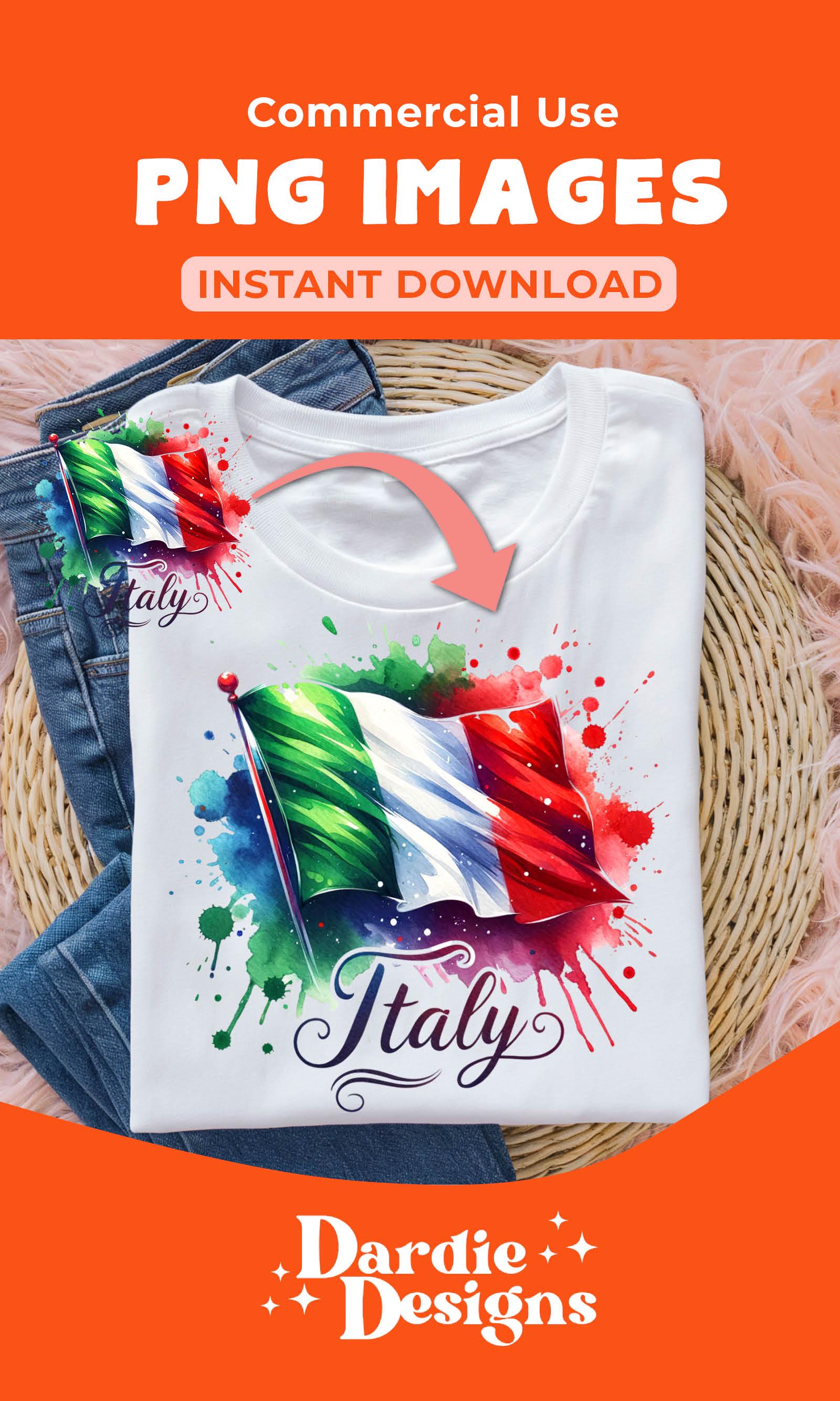 Italy PNG Italian Flag Png Italy Vacation Shirt Png Travel Png ...