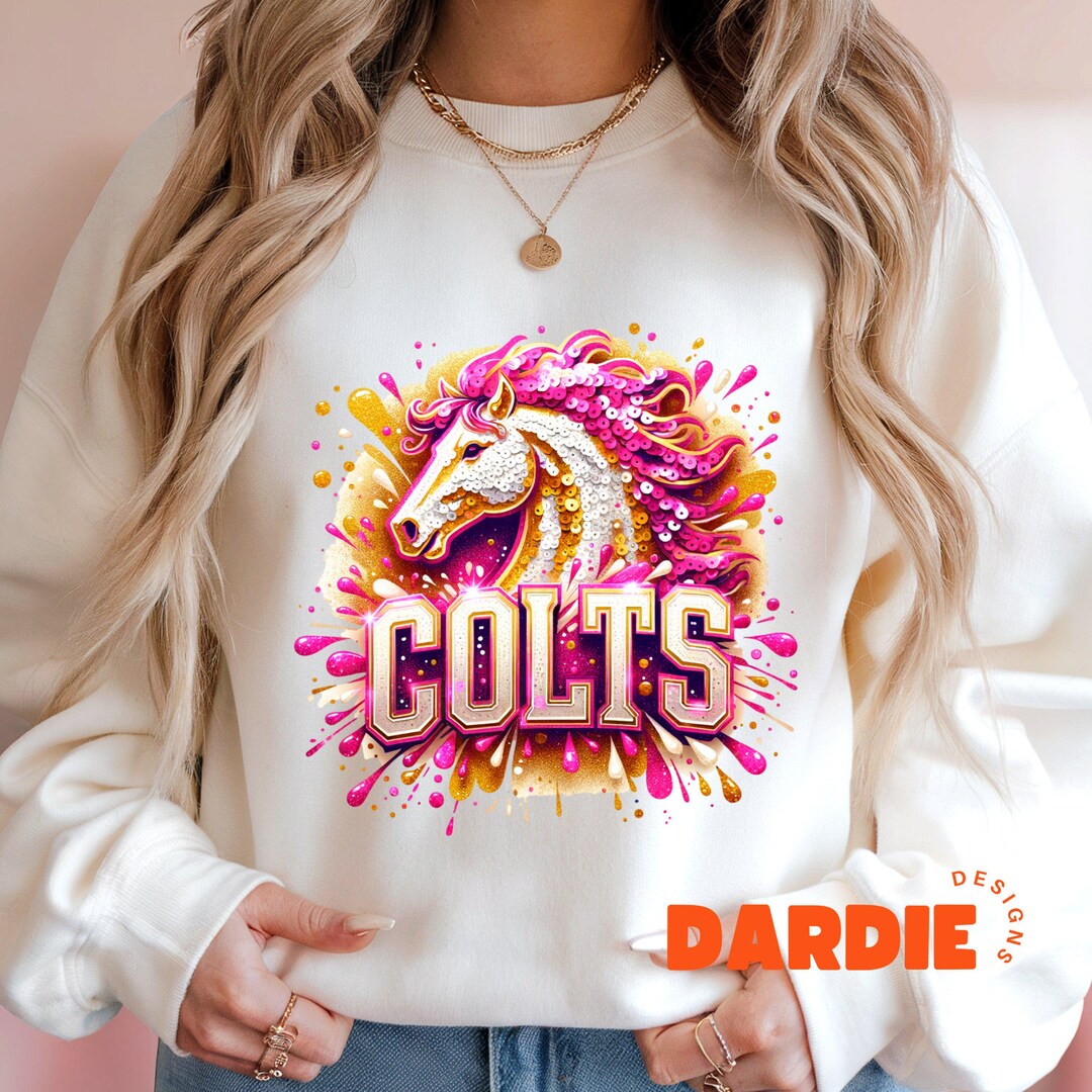 Colts PNG Lion Png Colt Png Bling Glitter Colts School Spirit Png ...