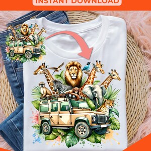 Safari Animals PNG Lion Zebra Giraffe Jungle Zoo Animals PNG ...