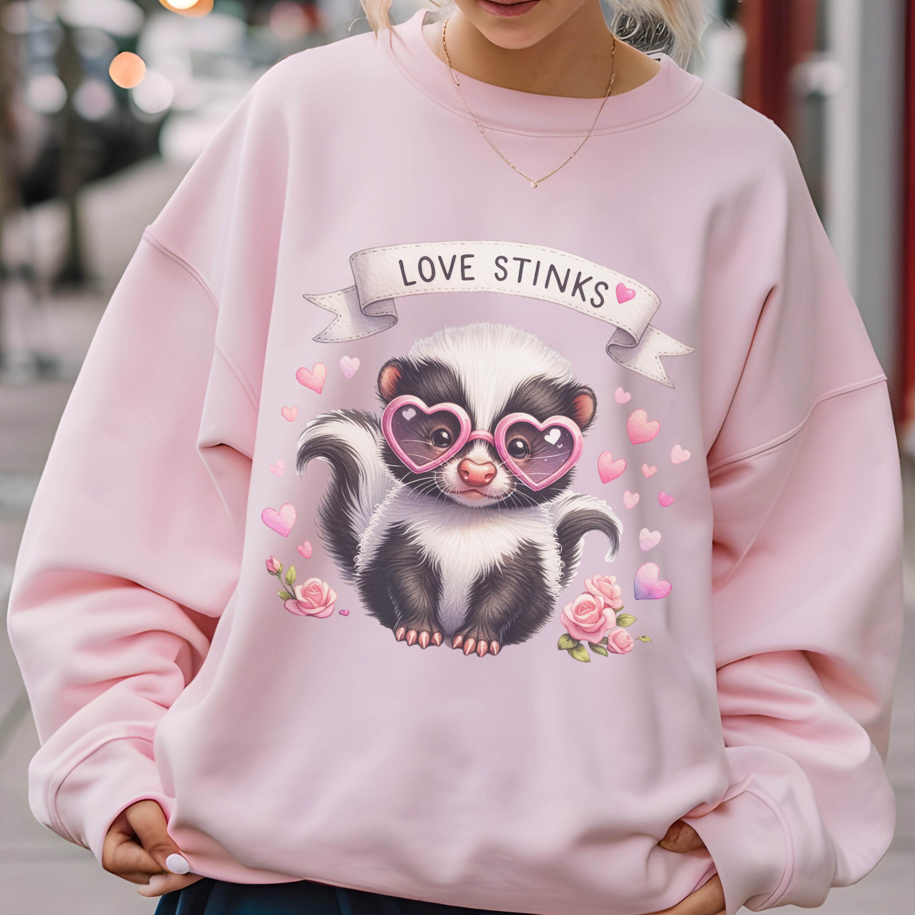 Love Stinks Valentine PNG Skunk Valentine Sarcastic Valentine PNG Shirt ...
