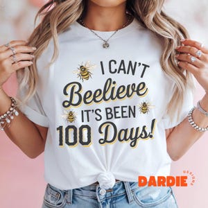 Bee 100 Days of School PNG Bee Png Happy 100 Days of School Png Shirt ...