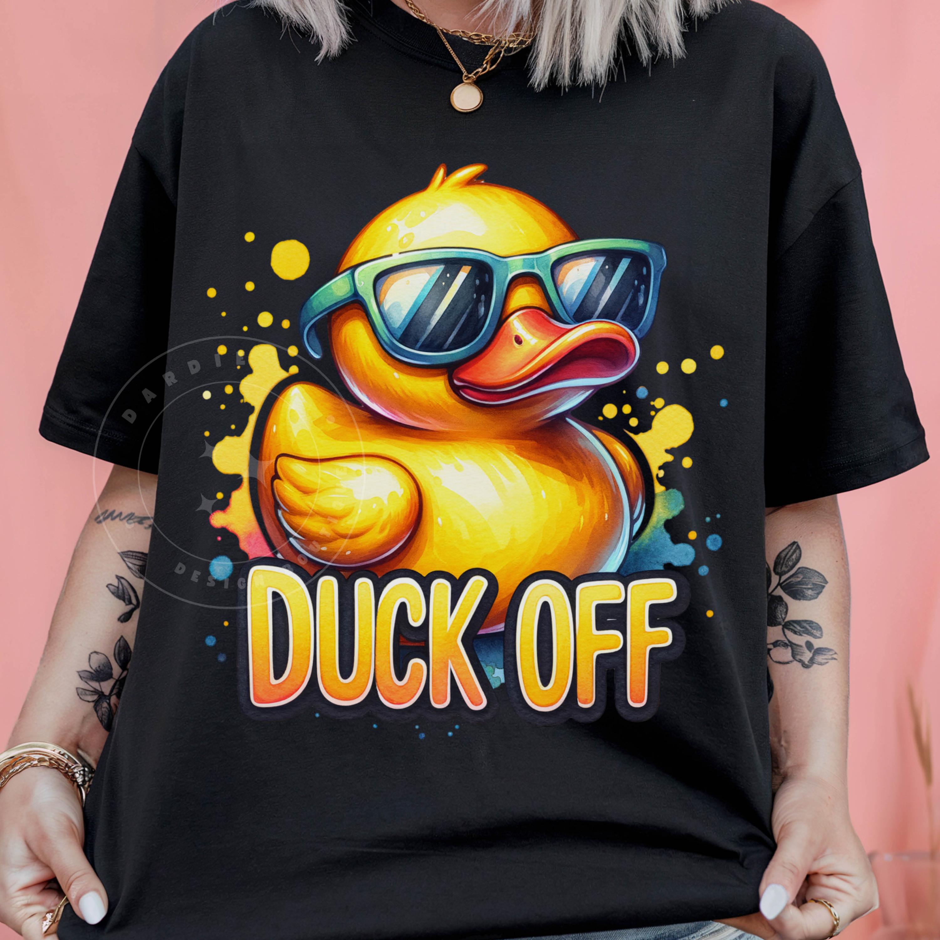 Duck off PNG Funny Adult Png Sarcastic Duck Png Snarky Retro Attitude ...