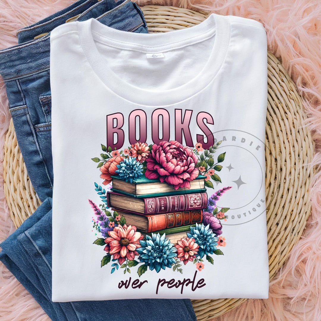 I Like Books More Than People PNG, Book Png, Reading Png, Digital ...