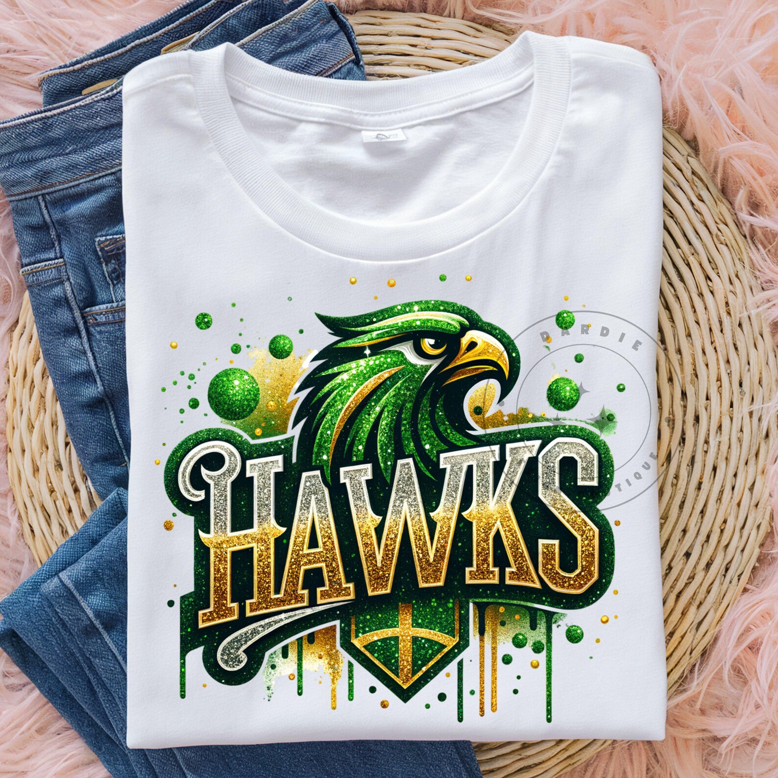 Hawks PNG Hawk Png Colt Png Bling Glitter Hawk School Spirit Png ...