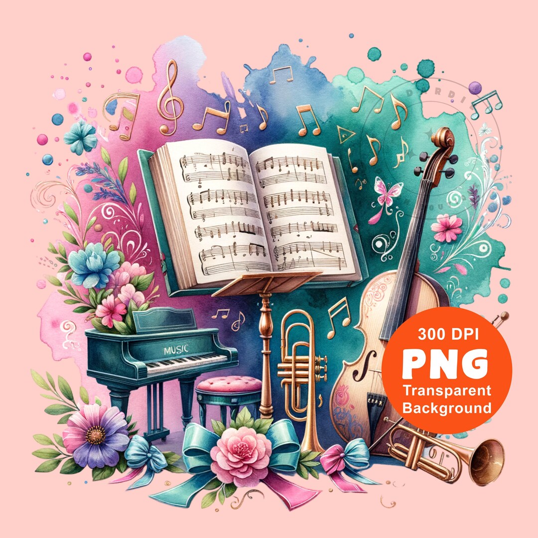 Music Teacher PNG Band Director Png Guitar Violin Piano Saxophone Cello ...