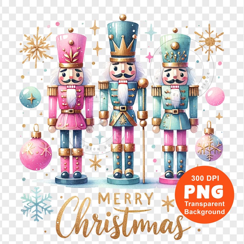 Nutcracker Pastel Digital - Etsy