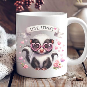Love Stinks Valentine PNG Skunk Valentine Sarcastic Valentine PNG Shirt ...