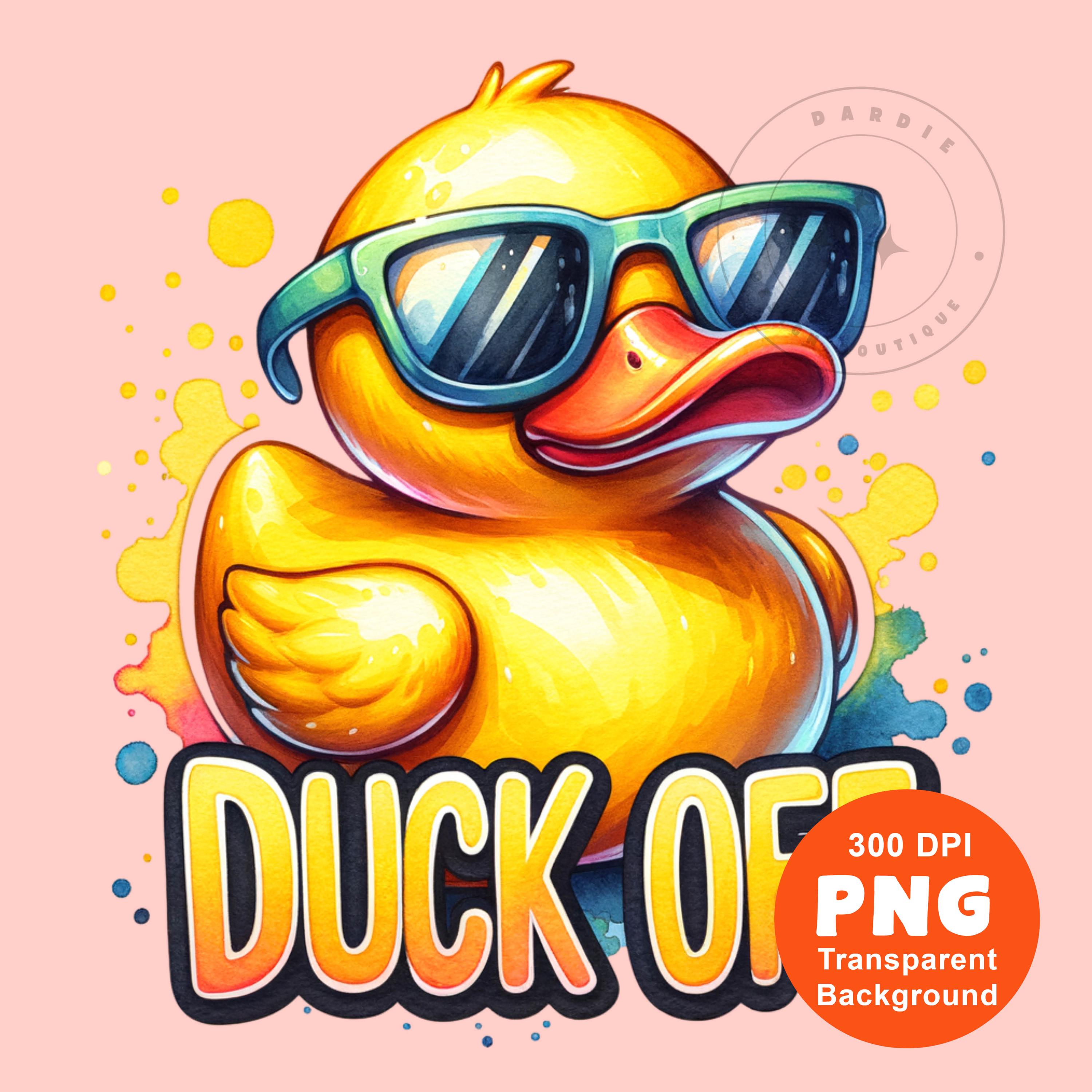 Duck off PNG Funny Adult Png Sarcastic Duck Png Snarky Retro Attitude ...