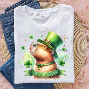 Capy St Patty's Day PNG Capybara St Patrick's Day Png Tshirt ...