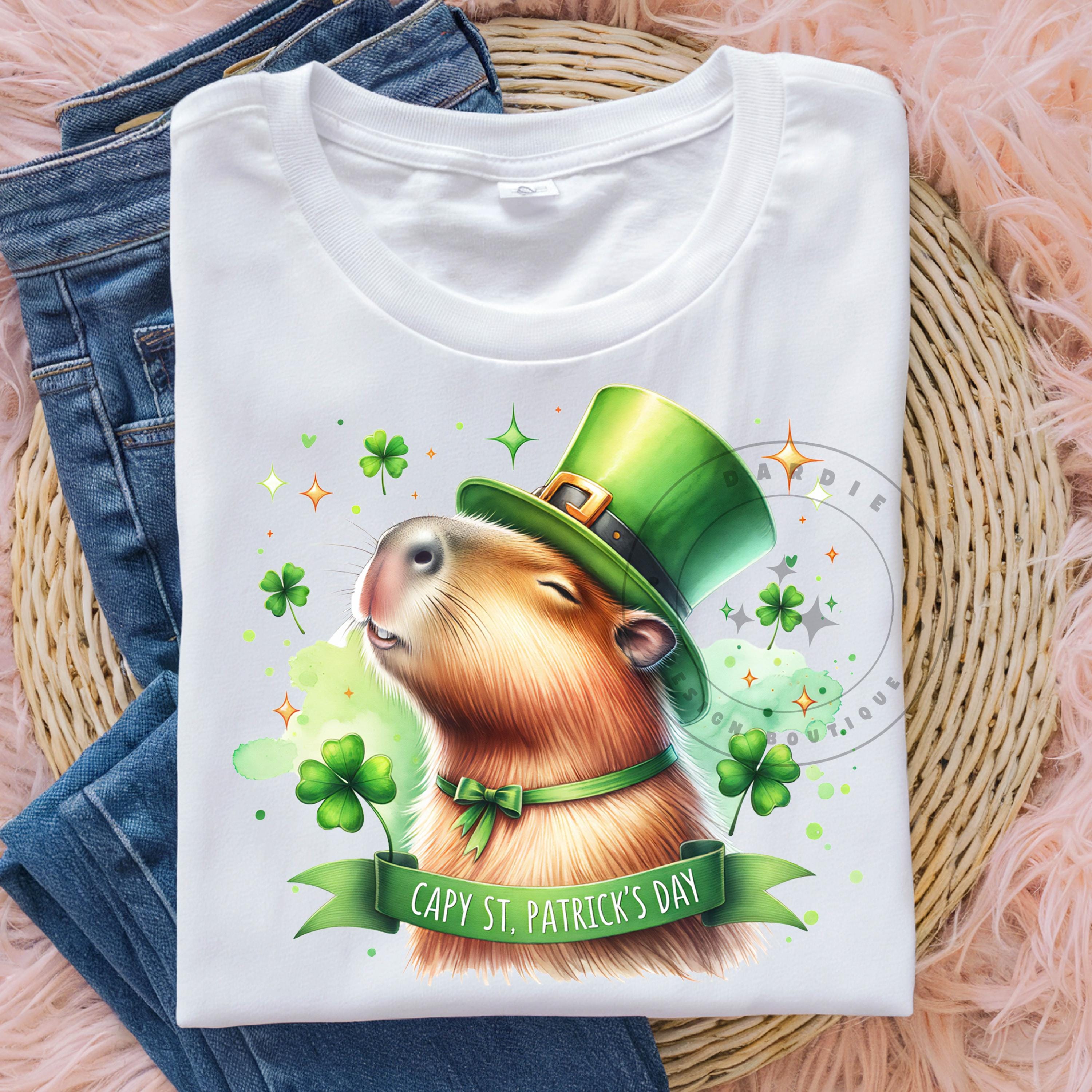 Capy St Patty's Day PNG Capybara St Patrick's Day Png Tshirt ...