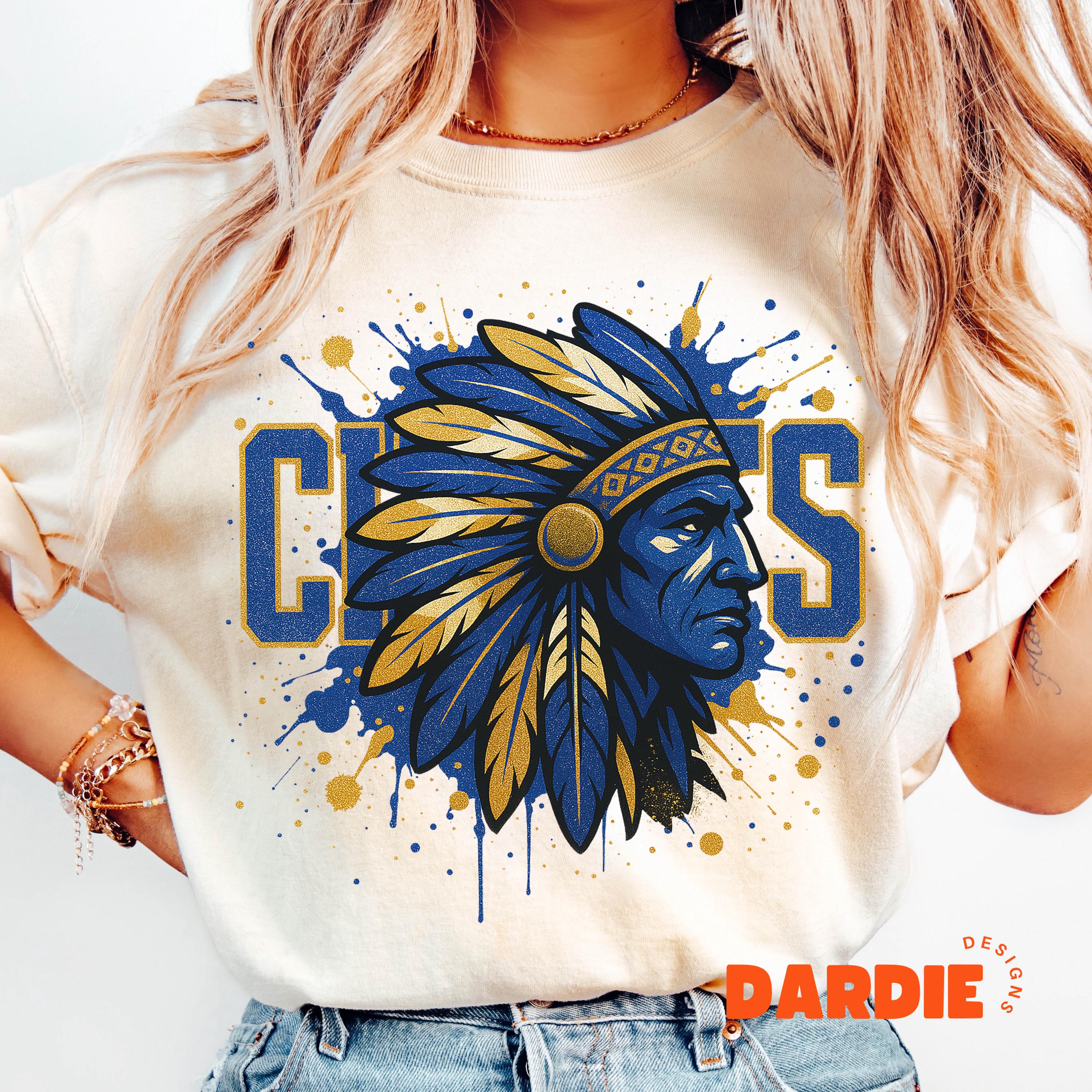 Chiefs Logo Clipart PNG Bling Glitter Indian School Spirit Tshirt ...
