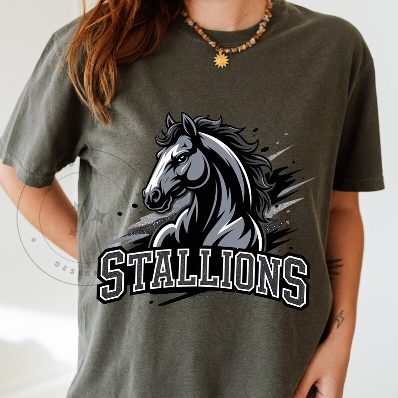 Stallions Mascot PNG Horse School Spirit Football Basketball Baseball ...