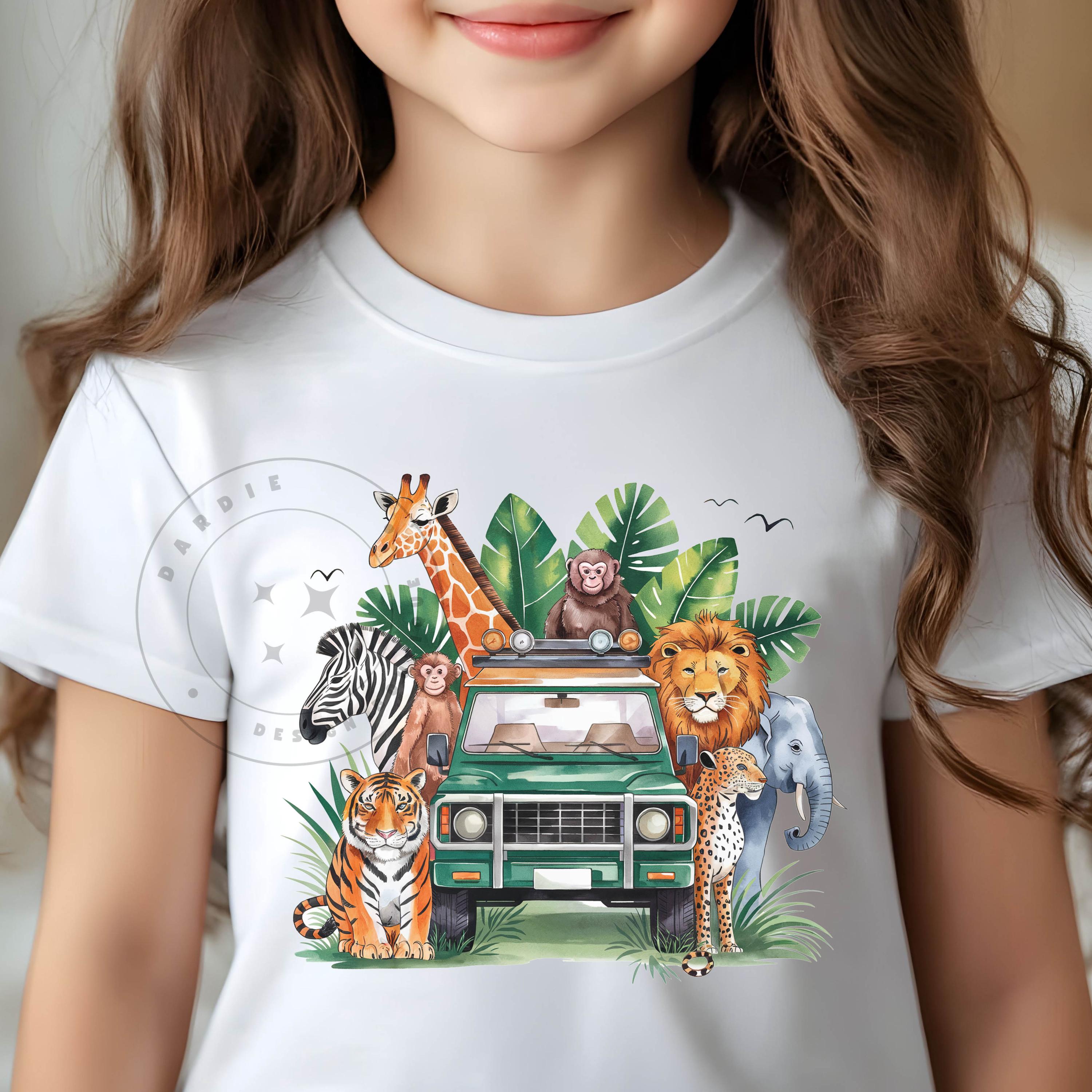 Safari Animals PNG Lion Zebra Giraffe Jungle Zoo Animals PNG ...