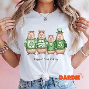 Capy St Patty's Day PNG Capybara St Patrick's Day Png Tshirt ...
