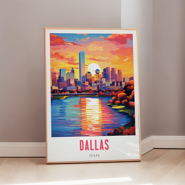 Dallas Texas Aesthetic Poster - Etsy