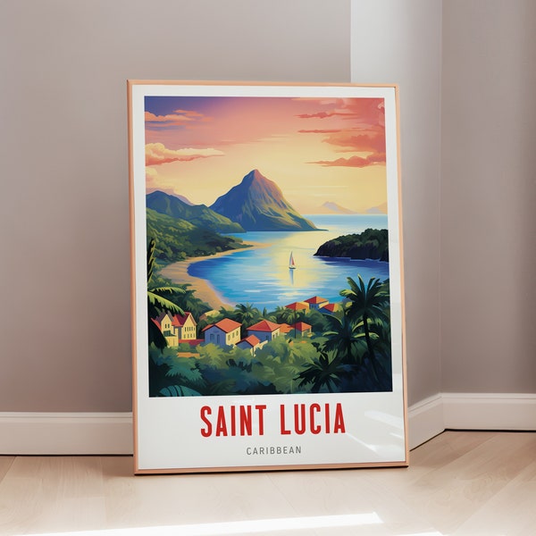 St Lucia Wall Decor - Etsy