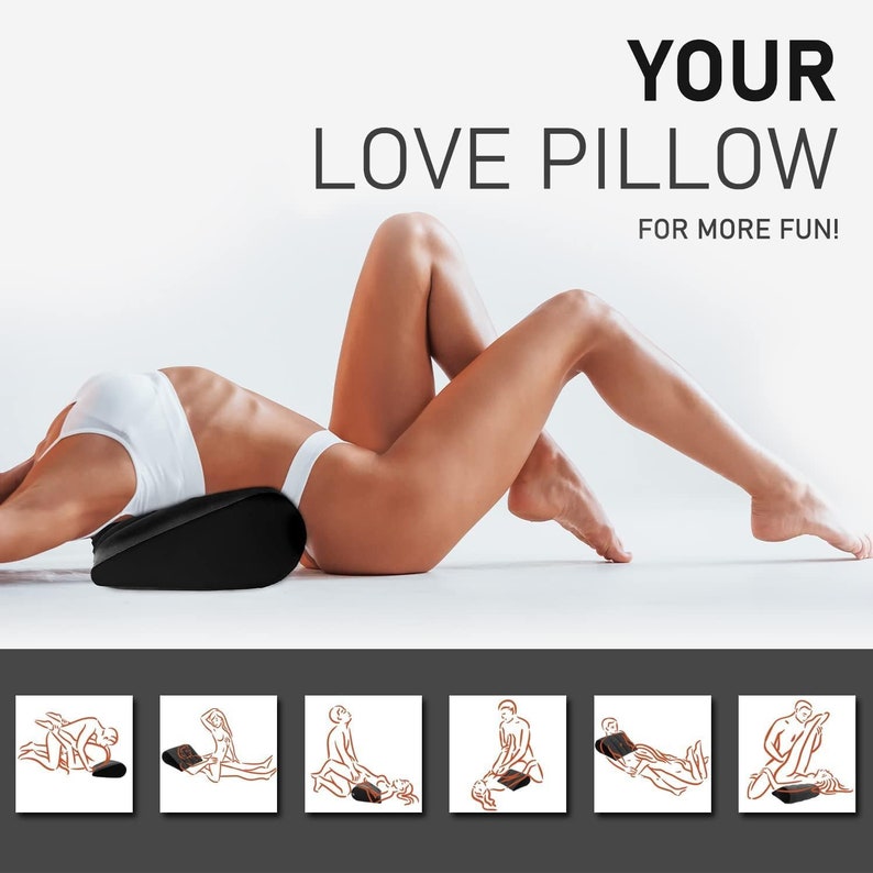 Sex Position Wedge Pillow With Different Functions Ultra-soft Comfort Cushion Relaxation and ...