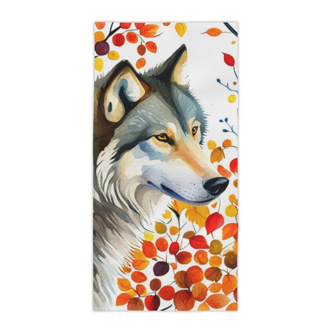 Wolf Beach Towels - Etsy