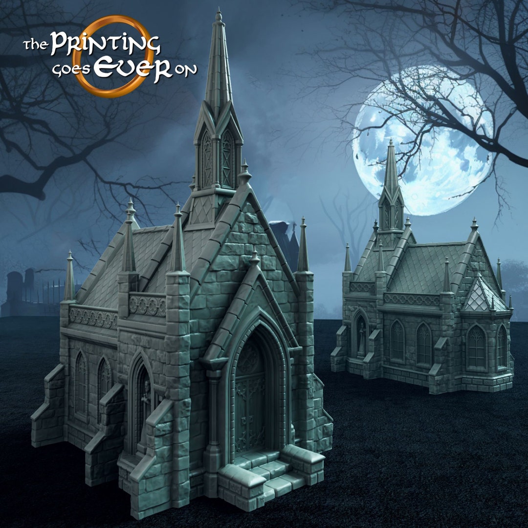 Gothic Chapel and Chapel Ruins - Etsy
